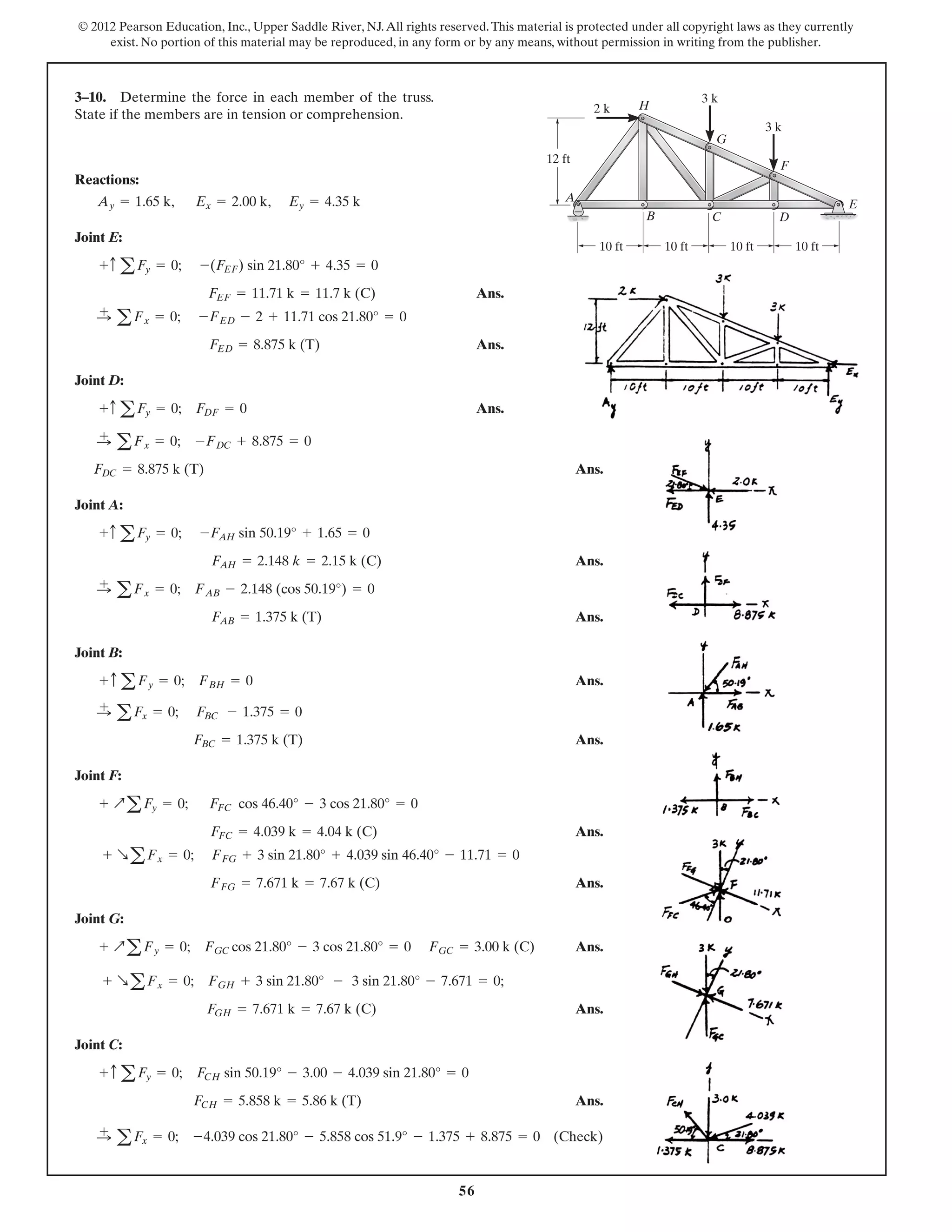 Structural Analysis 8th Edition Solutions Manual | PDF
