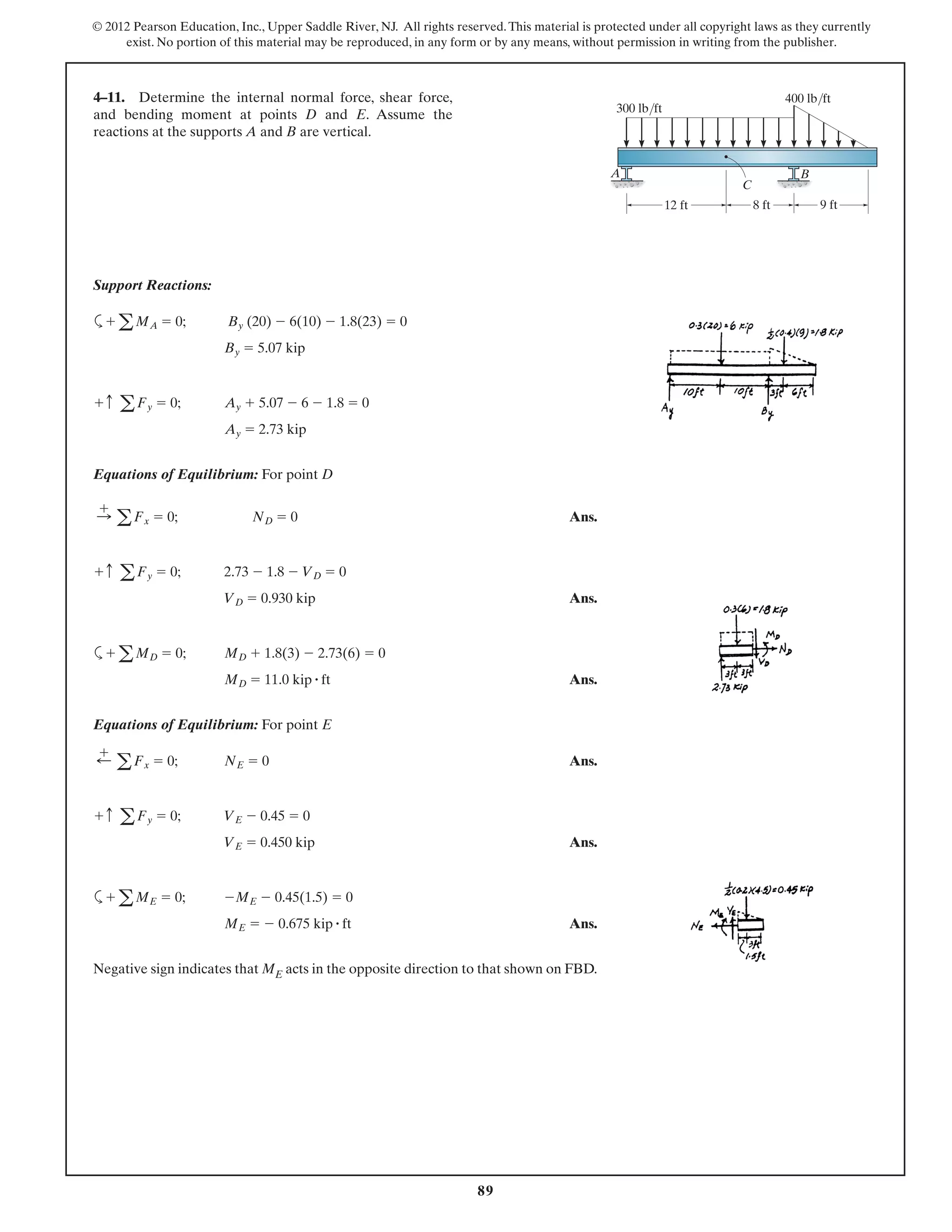 Structural Analysis 8th Edition Solutions Manual | PDF