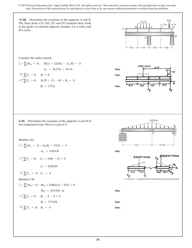 Structural Analysis 8th Edition Solutions Manual | PDF