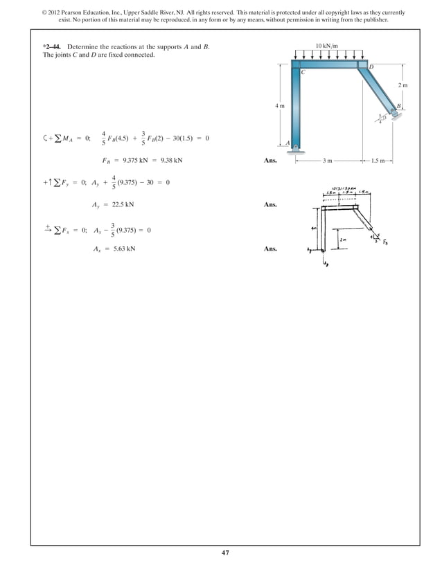 Structural Analysis 8th Edition Solutions Manual | PDF