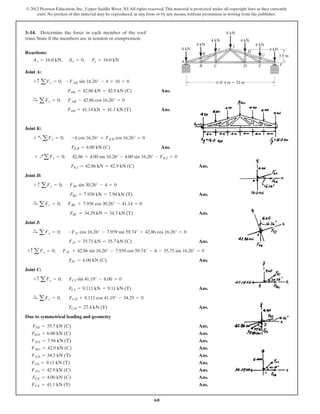 Structural Analysis 8th Edition Solutions Manual | PDF