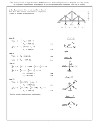 Structural Analysis 8th Edition Solutions Manual | PDF