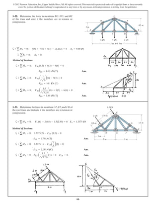 Structural Analysis 8th Edition Solutions Manual | PDF