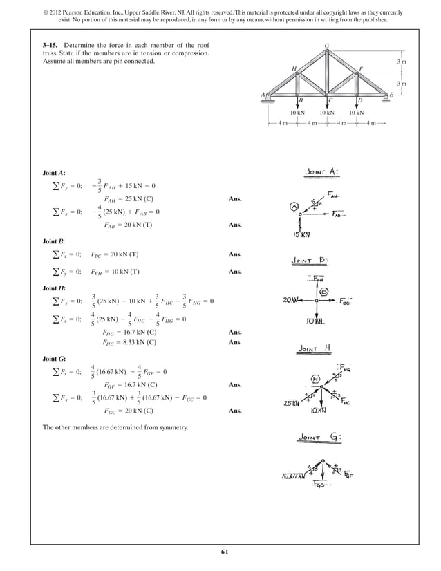 Structural Analysis 8th Edition Solutions Manual