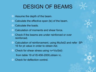 Structural analysis and design of multi storey ppt | PPTX