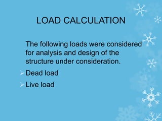 Structural analysis and design of multi storey ppt | PPTX