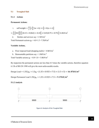 Structural analysis & design of troughed floors | PDF