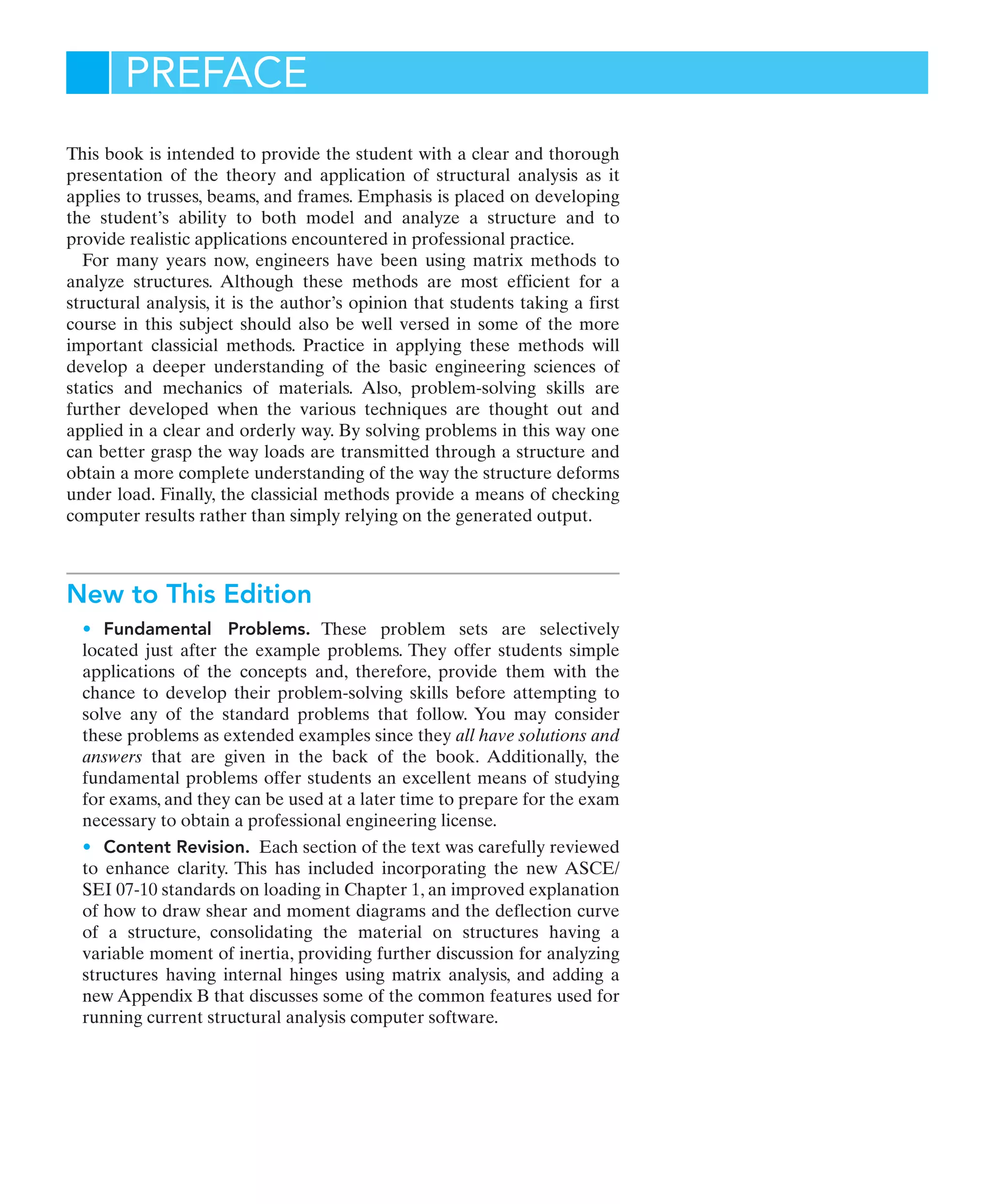 Structural Analysis, Hibbeler, 8th ed Textbook | PDF