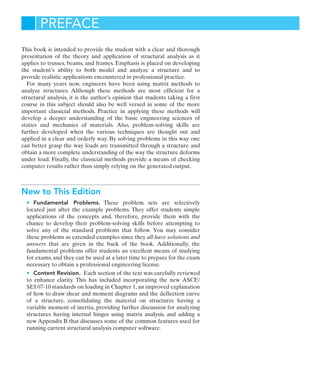 Structural Analysis, Hibbeler, 8th ed Textbook | PDF