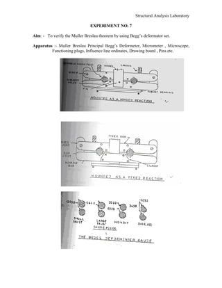 Structural analysis lab | PDF