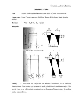 Structural analysis lab | PDF