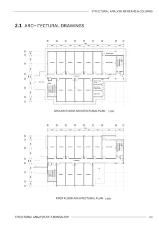 Building Structure : Structural analysis of a bungalow | PDF