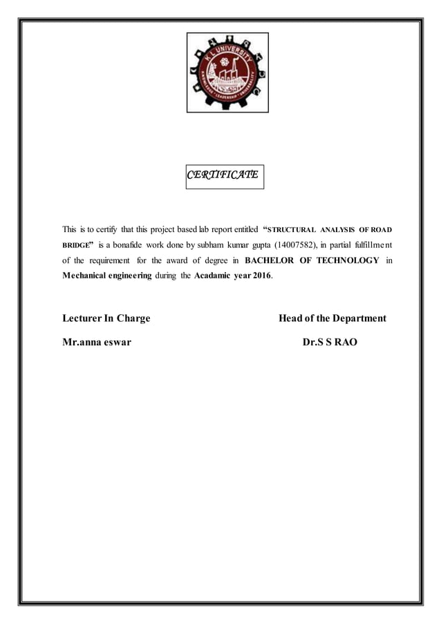 Structural analysis of a road bridge using ansys | DOCX | Civil ...