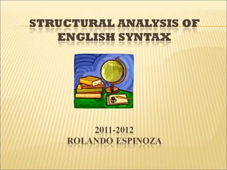 Structural analysis of english syntax | PPT | Homework and Study ...