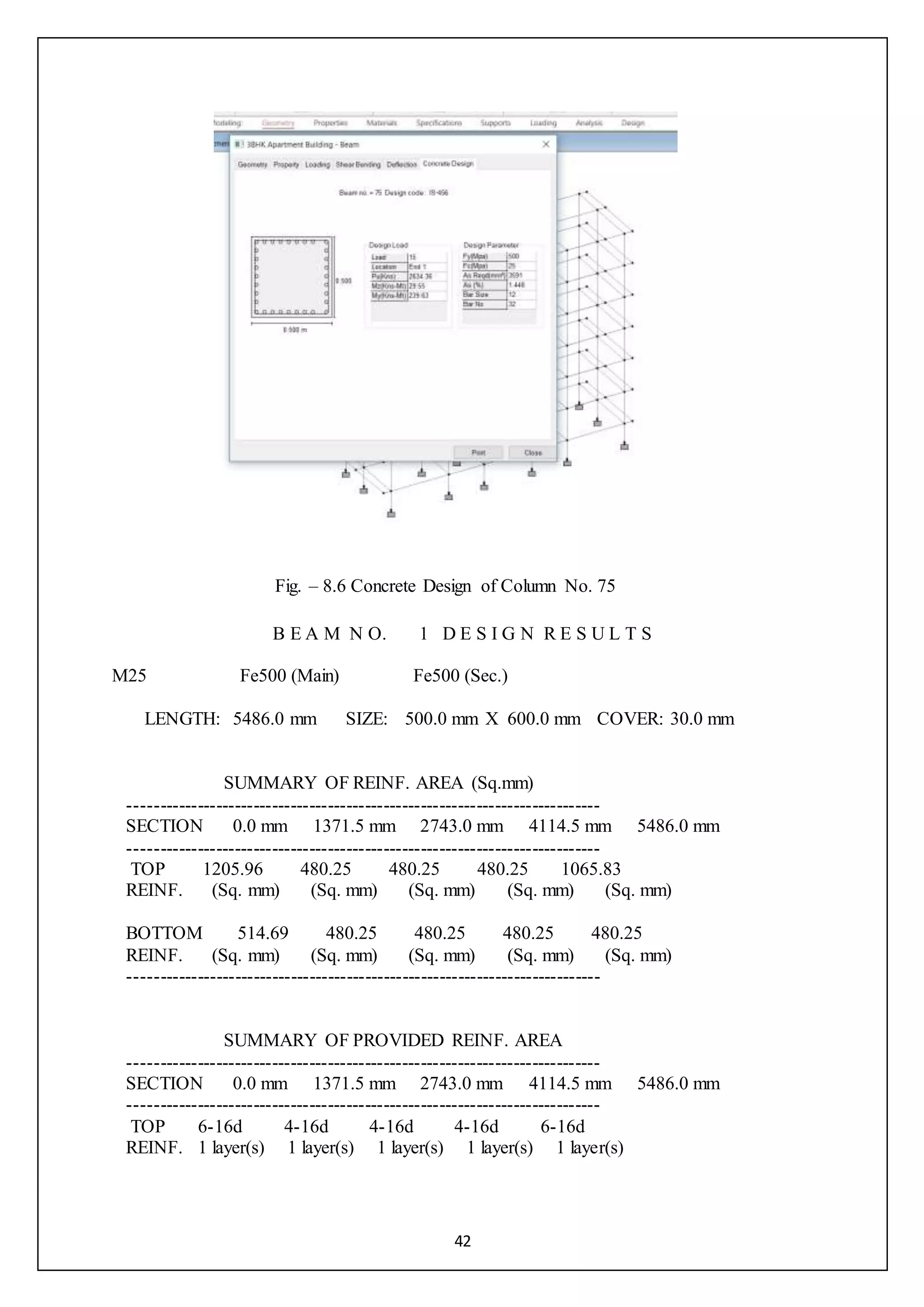 Structural anaysis and design of g + 5 storey building using bentley ...