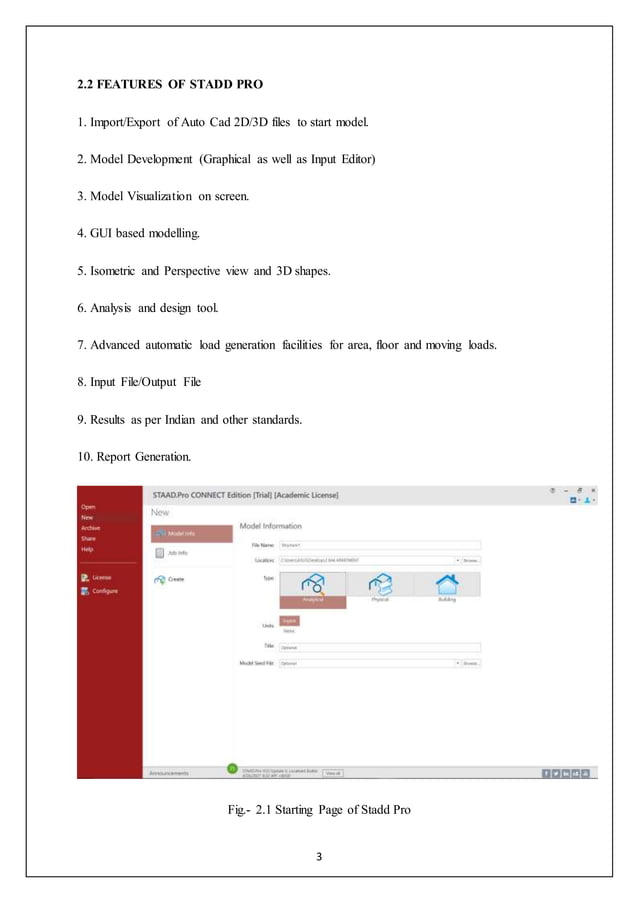 Structural anaysis and design of g + 5 storey building using bentley stadd pro software | DOCX