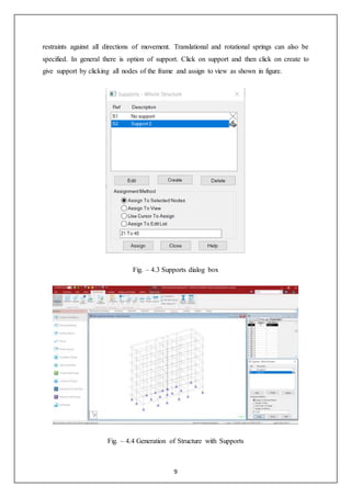 Structural anaysis and design of g + 5 storey building using bentley ...