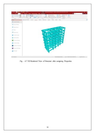 Structural anaysis and design of g + 5 storey building using bentley ...
