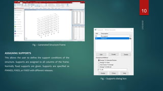 Structural anaysis and design of g + 5 storey building using bentley ...
