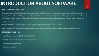 Structural anaysis and design of g + 5 storey building using bentley ...