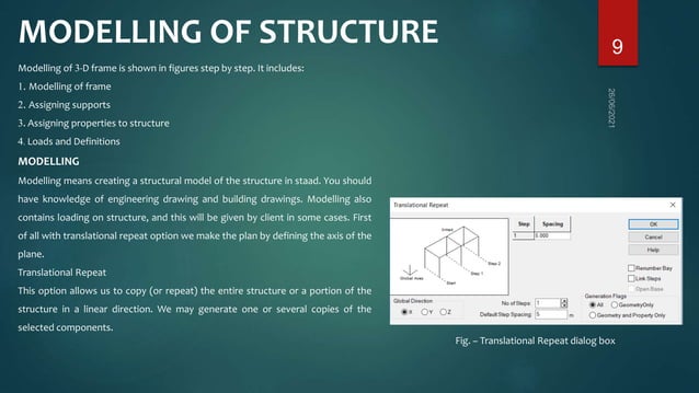 Structural anaysis and design of g + 5 storey building using bentley ...