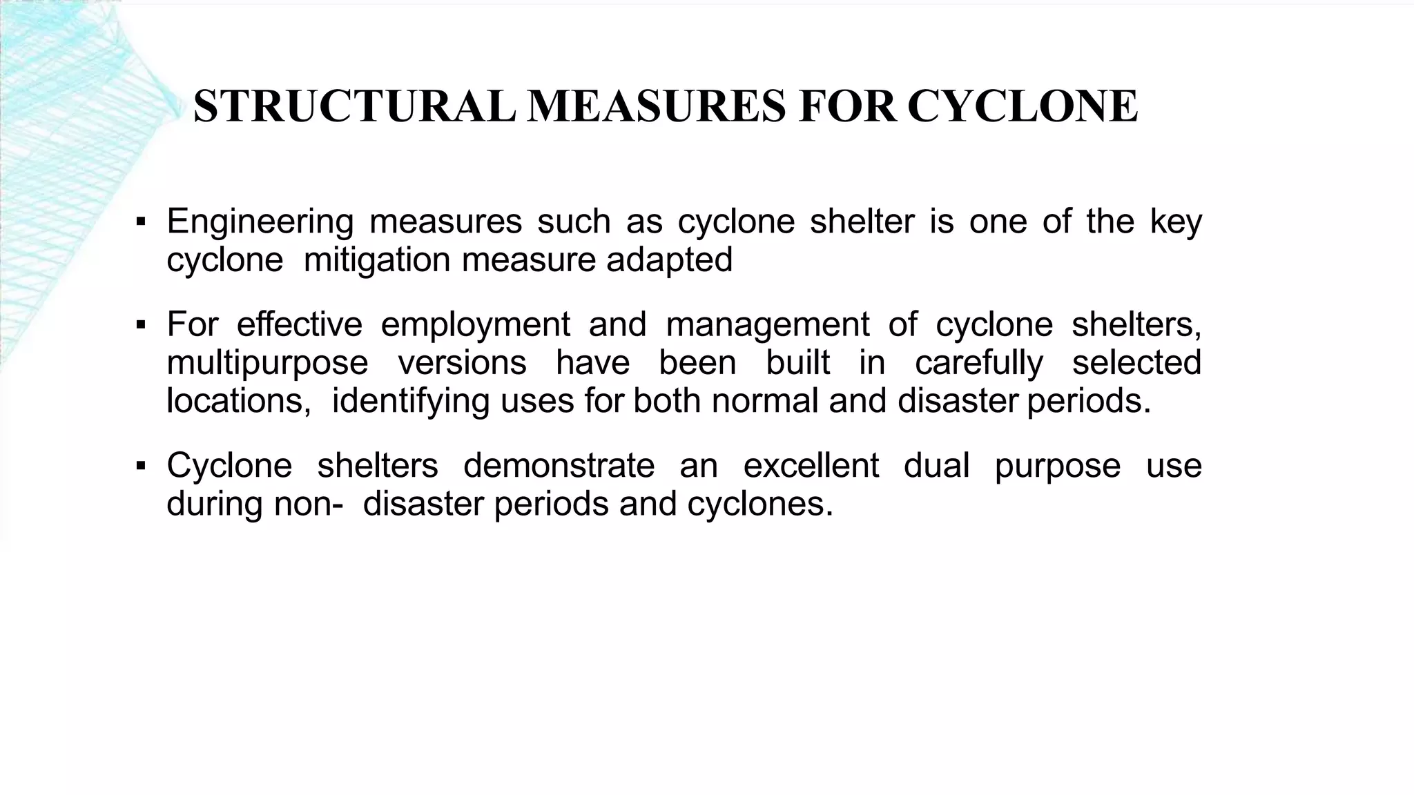 Structural and non structural measures - Disaster Management | PPTX