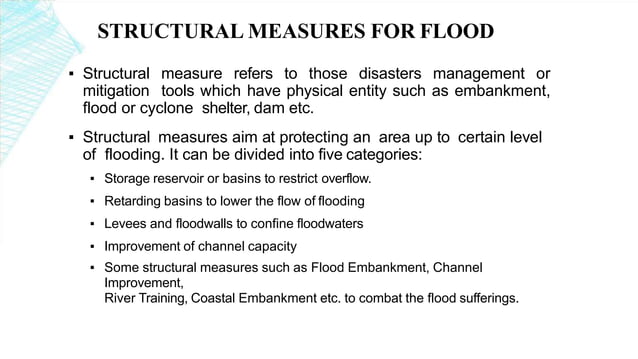 Structural and non structural measures - Disaster Management | PPTX