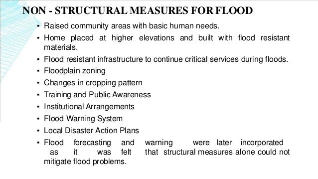 Structural and non structural measures - Disaster Management