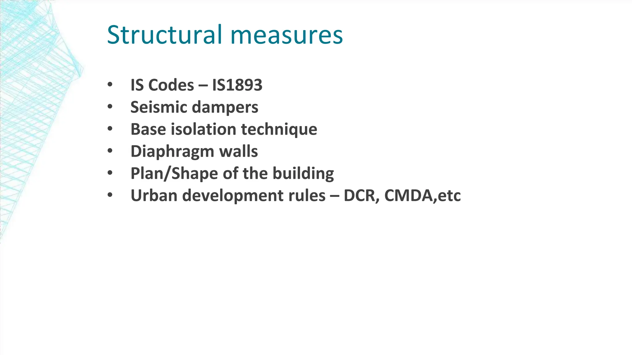 Structural and non-structural measure.pptx | Civil Engineering Industry | Industries
