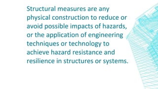 Structural and non-structural measure.pptx | Civil Engineering Industry | Industries