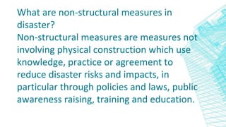 Structural and non-structural measure.pptx | Civil Engineering Industry ...