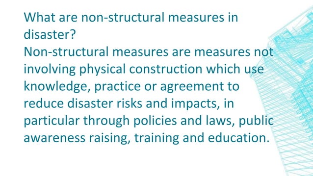 Structural and non-structural measure.pptx | Civil Engineering Industry ...