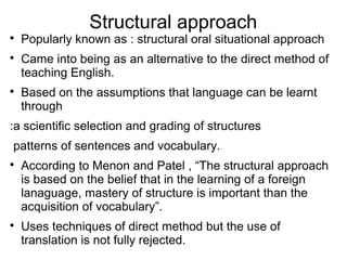 Structural approach | POT
