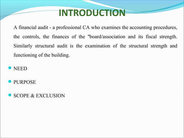 Structural audit | PPT