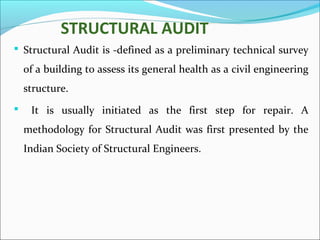 Structural audit | PPT