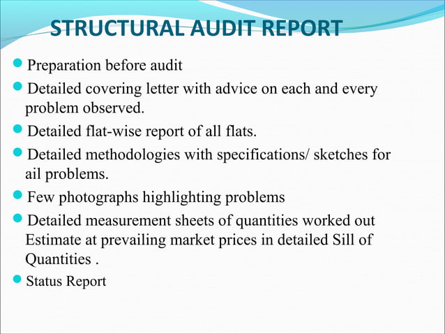 Structural audit | PPT