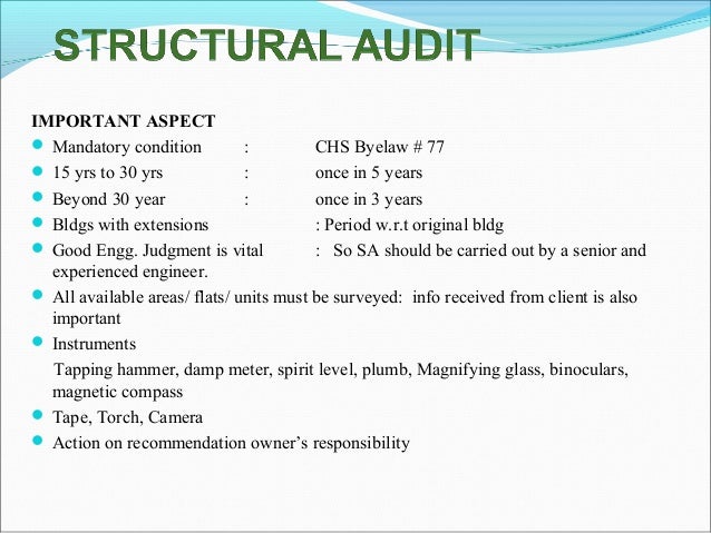 Structural audit