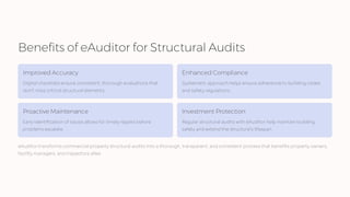 Structural Audit Commercial Properties Assessment with eAuditor Audits & Inspections | PDF