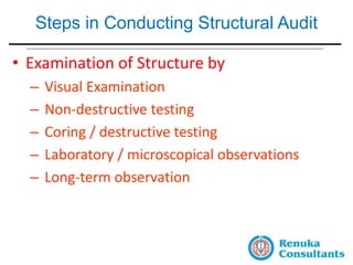 The Whys, The Hows of Structural Audit of Buildings | PPTX