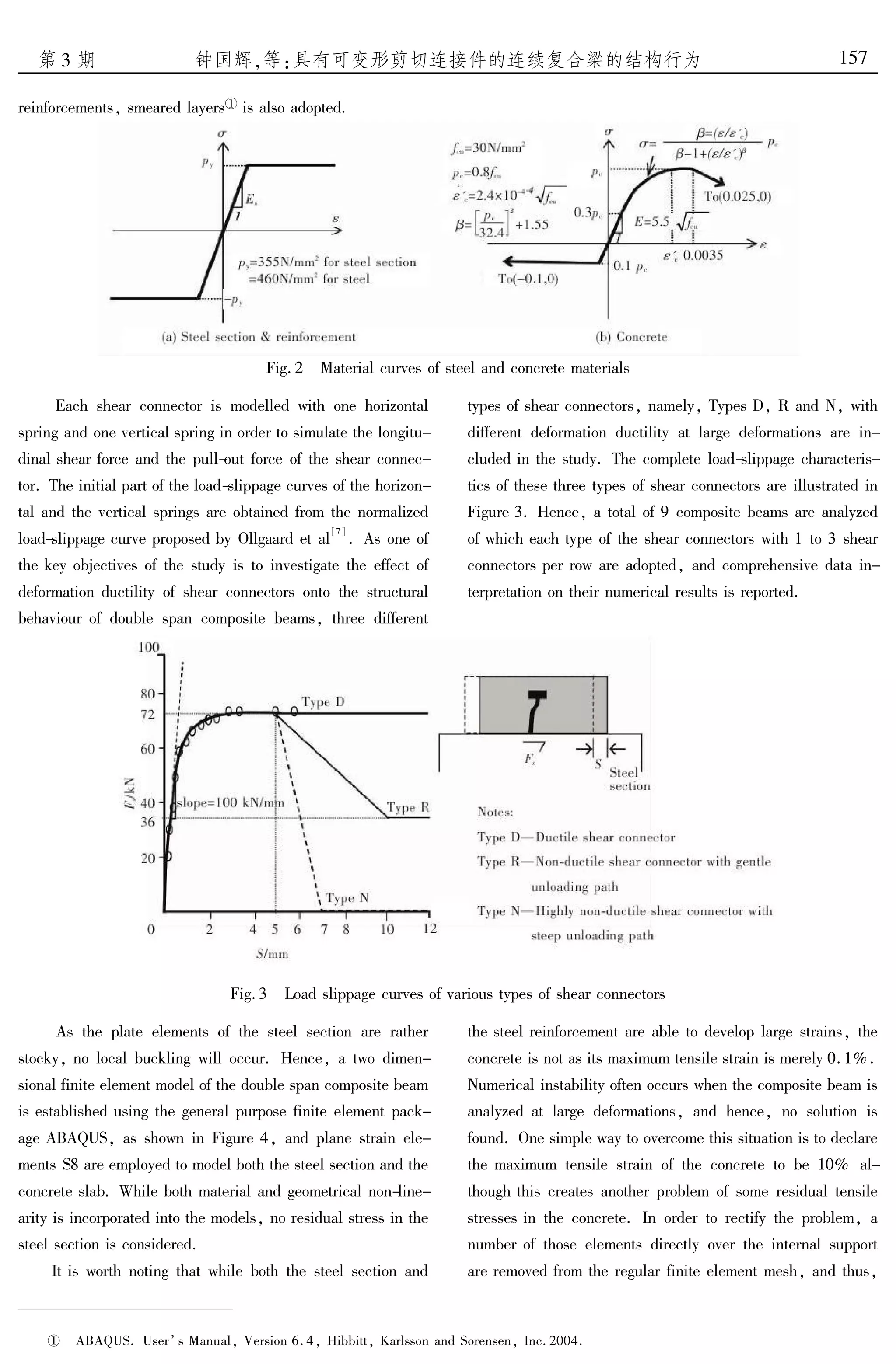 Structural Behaviour Of Continuous Composite Beams With Deformable