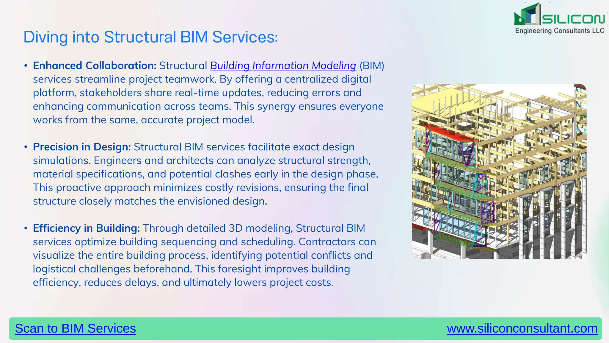 Exploring Structural BIM Services by Silicon Consultant LLC | PPTX | Construction Industry ...