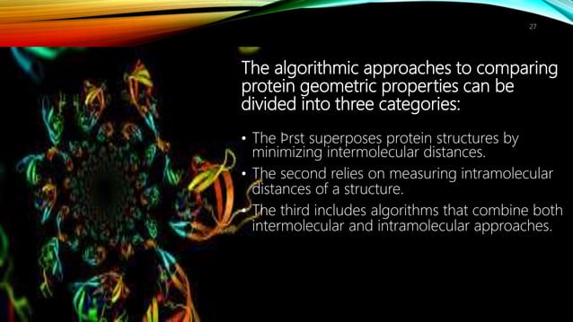 Structural bioinformatics. | PPTX | Chemistry | Science