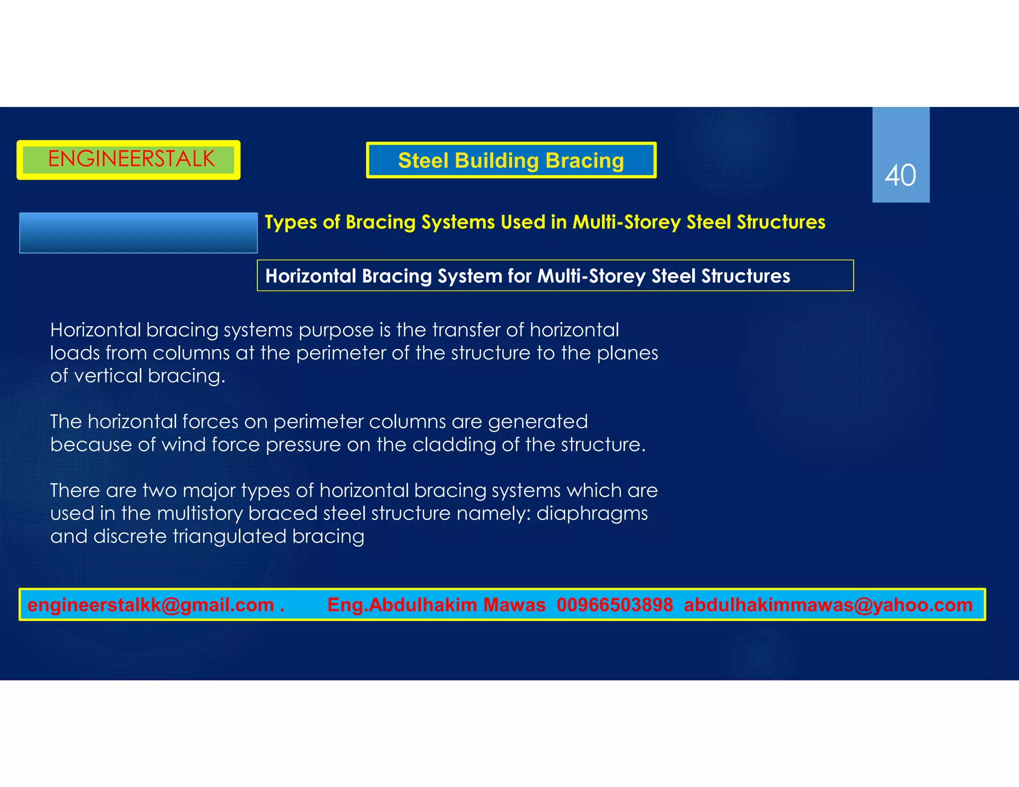 Structural buildings system and steel bracing | PDF