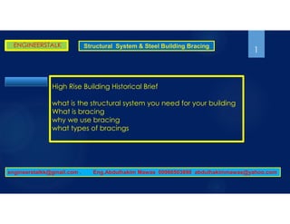 Structural buildings system and steel bracing | PDF