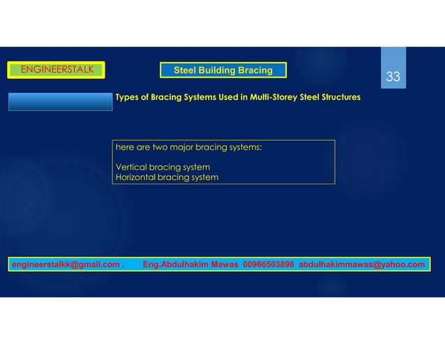 Structural buildings system and steel bracing | PDF