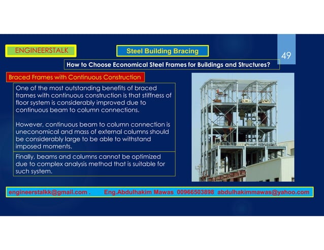 Structural buildings system and steel bracing | PDF