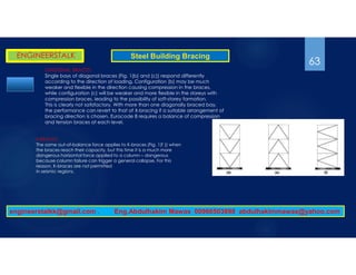 Structural buildings system and steel bracing | PDF