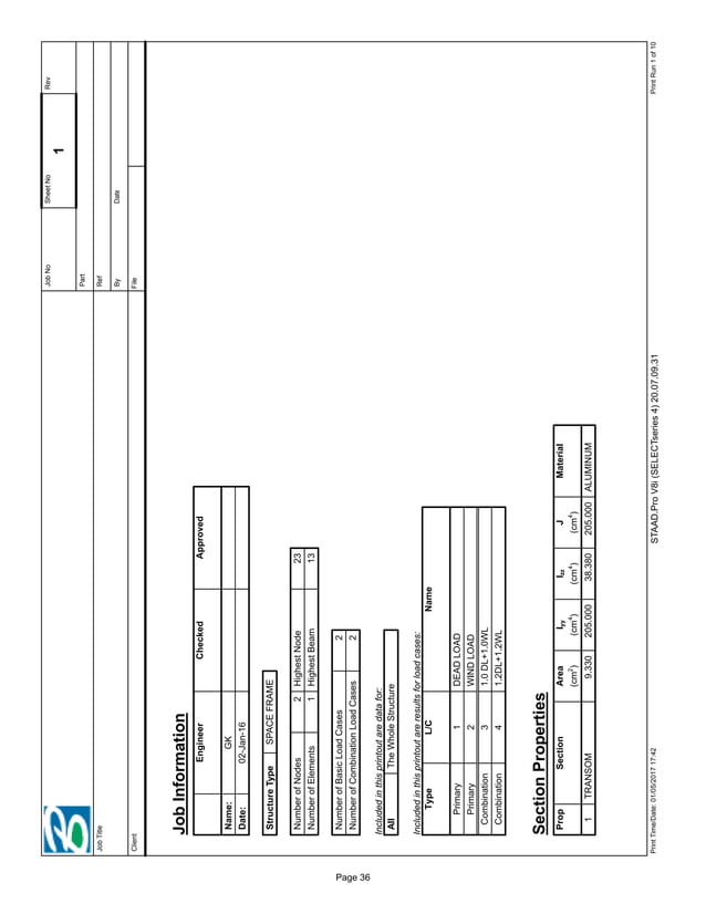 STRUCTURAL CALCULATION - CURTAIN WALL (SAMPLE DESIGN) | PDF