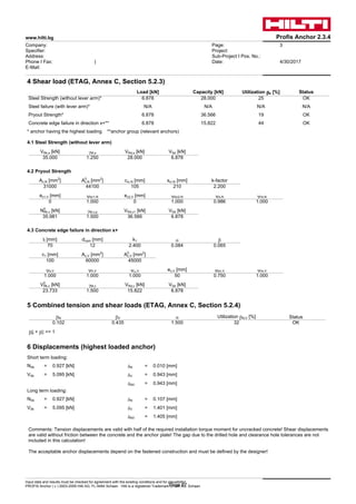 STRUCTURAL CALCULATION - CURTAIN WALL (SAMPLE DESIGN) | PDF