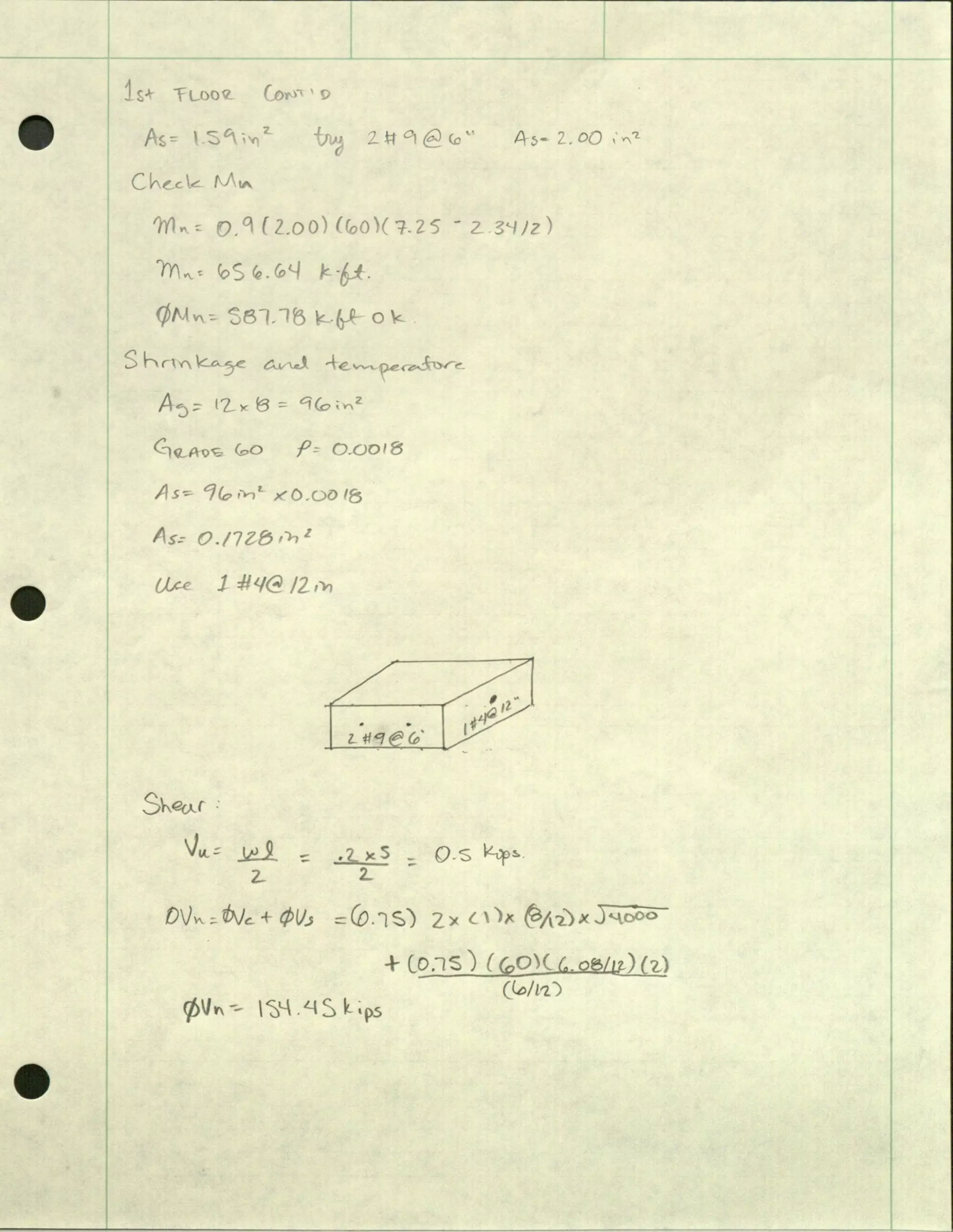 Structural calculations (conections and slab) | PDF | Physics | Science